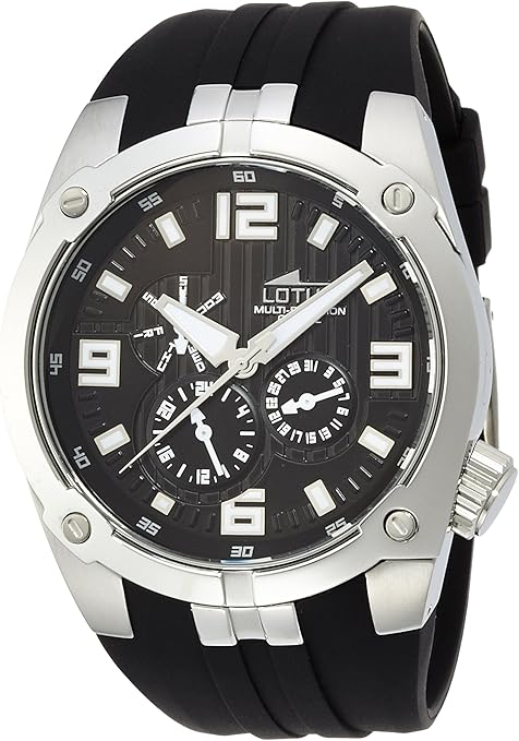 Lotus 15680/2 - Reloj analógico de caballero de cuarzo con correa de ...