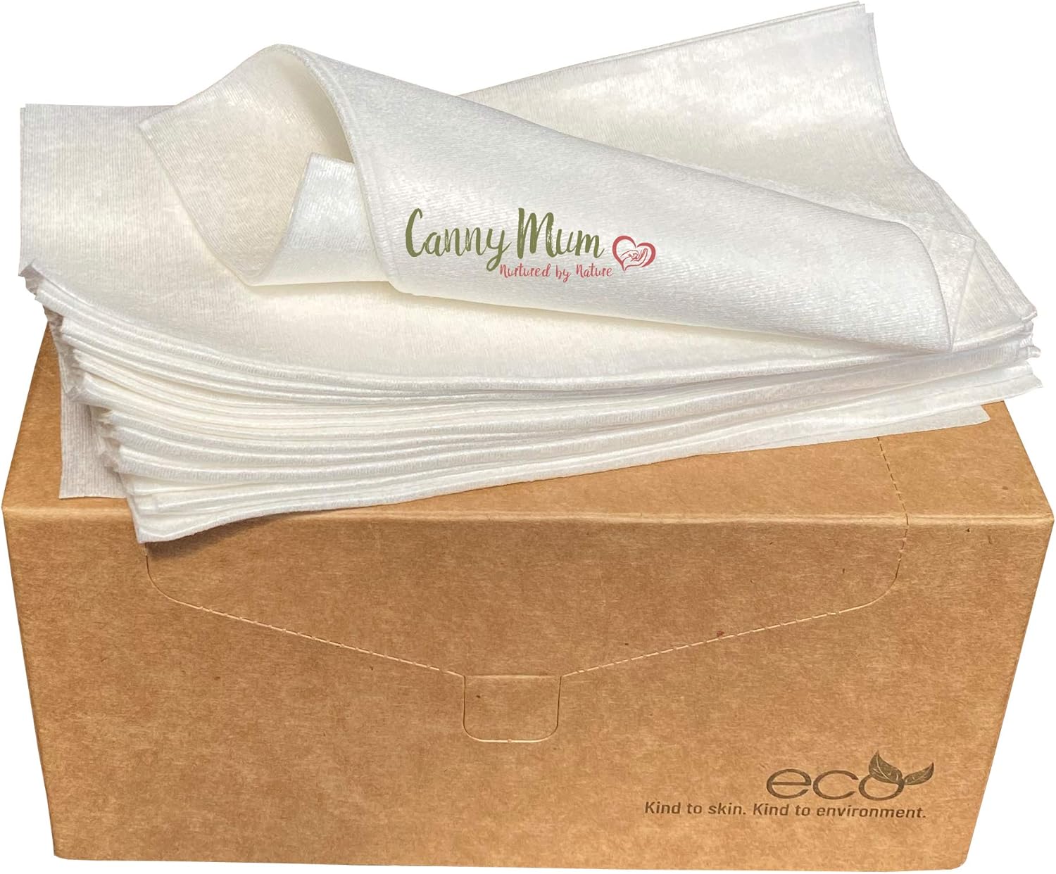 CannyMum, Bamboo Nappy Liners, Pure Baby Wipes, XL Pack 200 Sheets ...