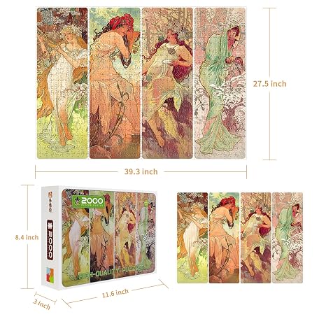 Mua 2000 Piece Puzzle for Adults Goddess of Four Seasons Jigsaw Puzzles ...