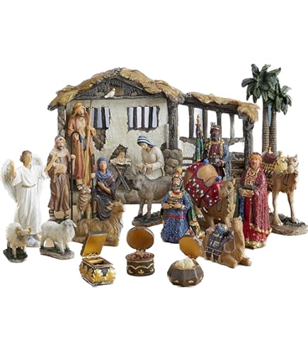 Thomas Kinkade Christmas Nativity Scene