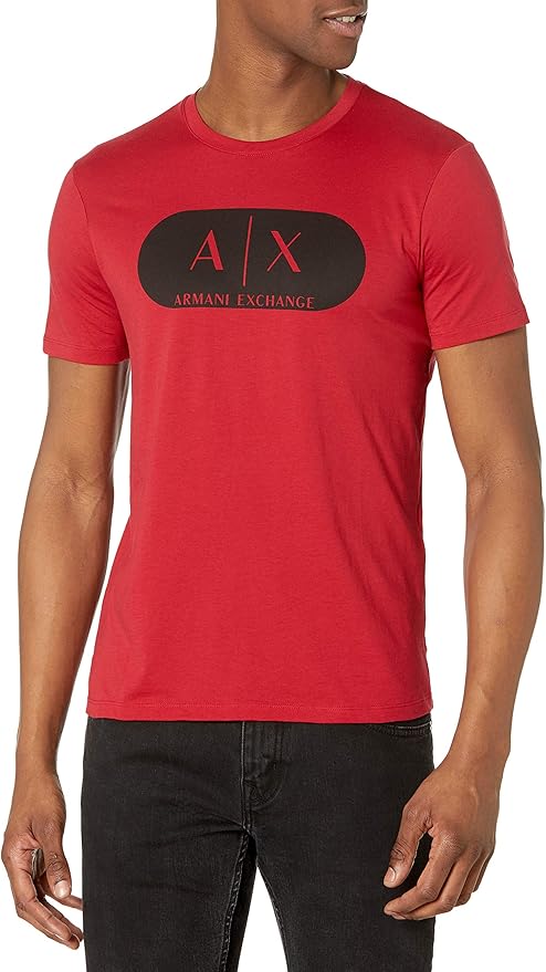AX ARMANI EXCHANGE Camiseta con Logotipo para Hombre, Scooter, Large ...