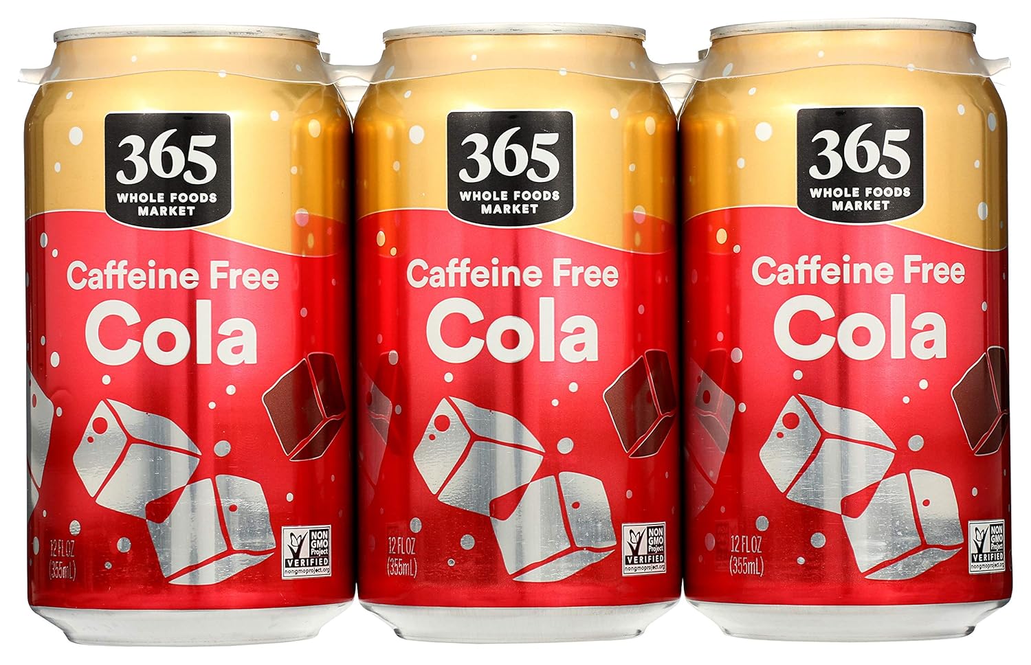 Amazon.com : 365 by Whole Foods Market, Soda, Cola - Caffeine Free (6 ...