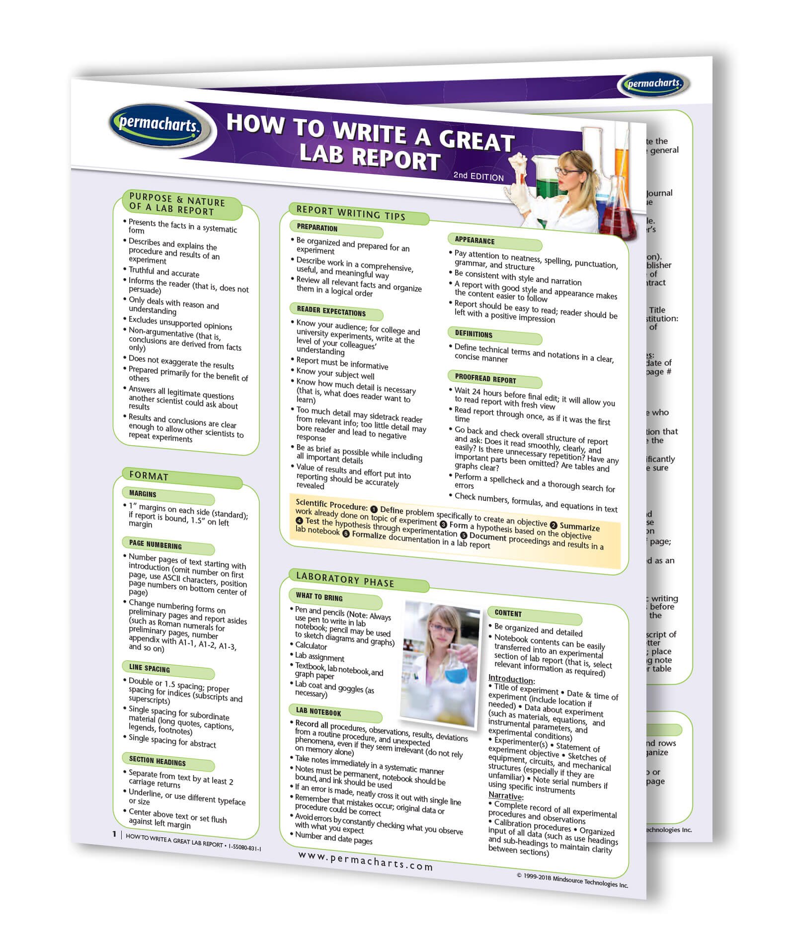 Mua Permacharts Chemistry Charts for Beginners Guides - 4 Chart Bundle ...