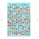 Amazon.com: Poster Master Flags of the World Poster - Educational Print ...