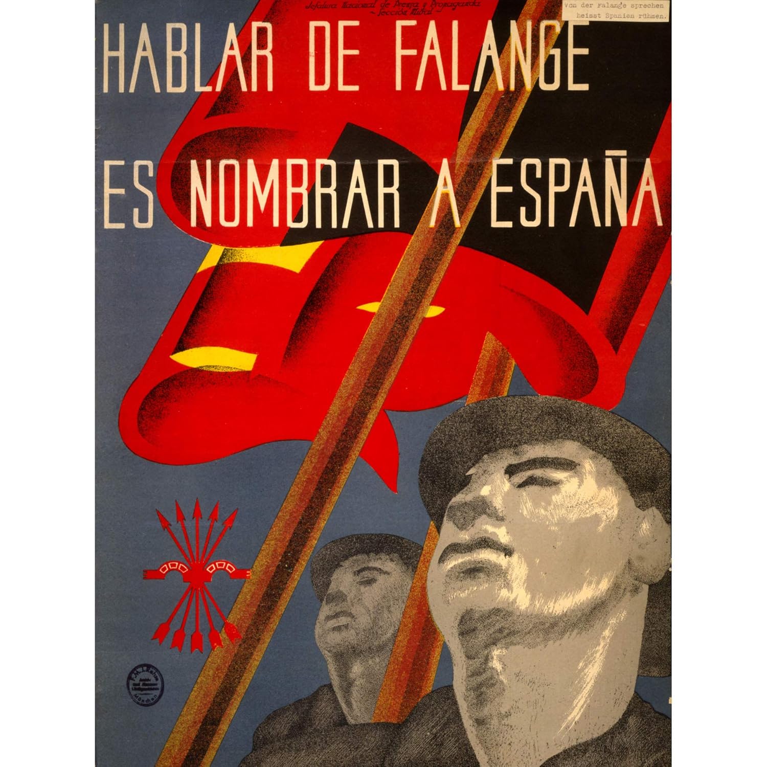 Amazon.com: PROPAGANDA WAR SPANISH CIVIL FALANGE FASCIST NATIONALIST ...