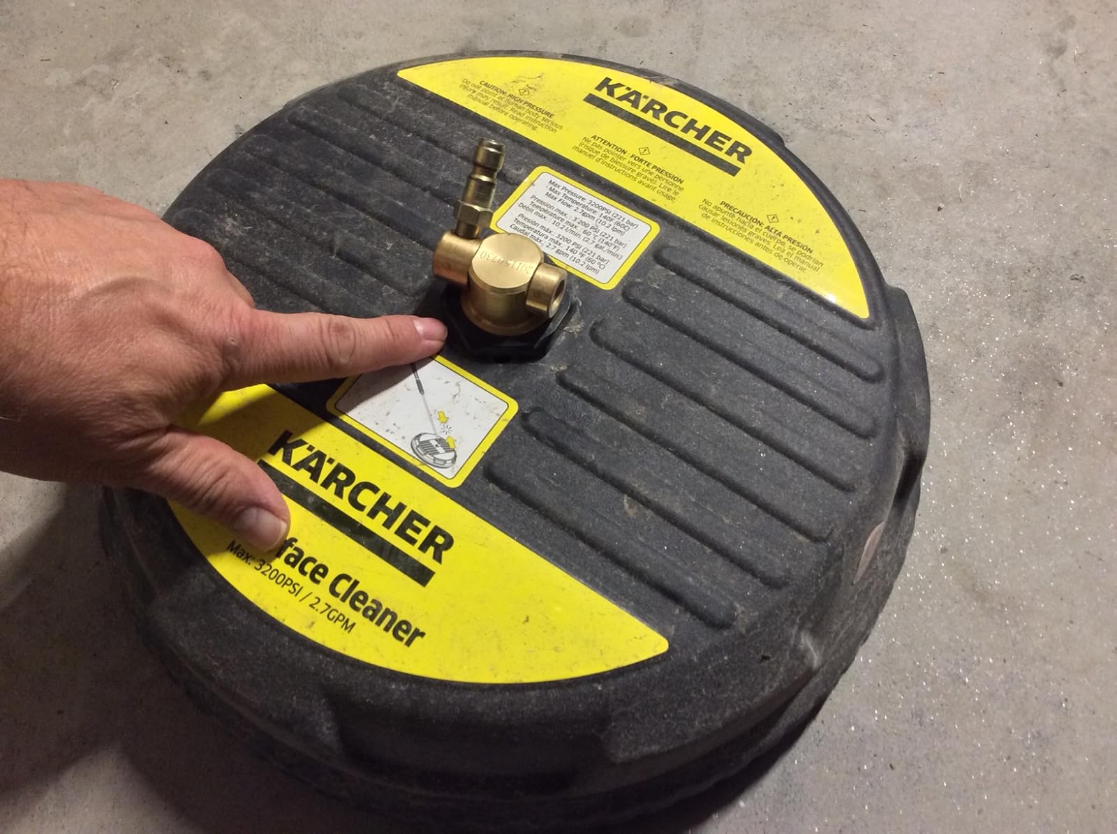 KARCHER 15 inch Pressure Washer Surface Cleaner Attachment.