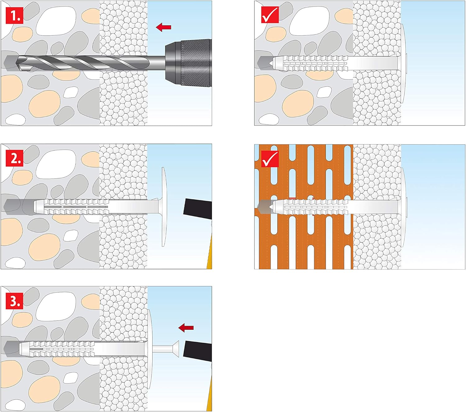 TOX insulation dowels Husky 8 x 120 mm, 50 pieces, 02210245 – BigaMart