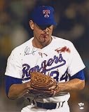 Nolan Ryan Texas Rangers Autographed 8" x 10" Bloody Lip Black Ink ...