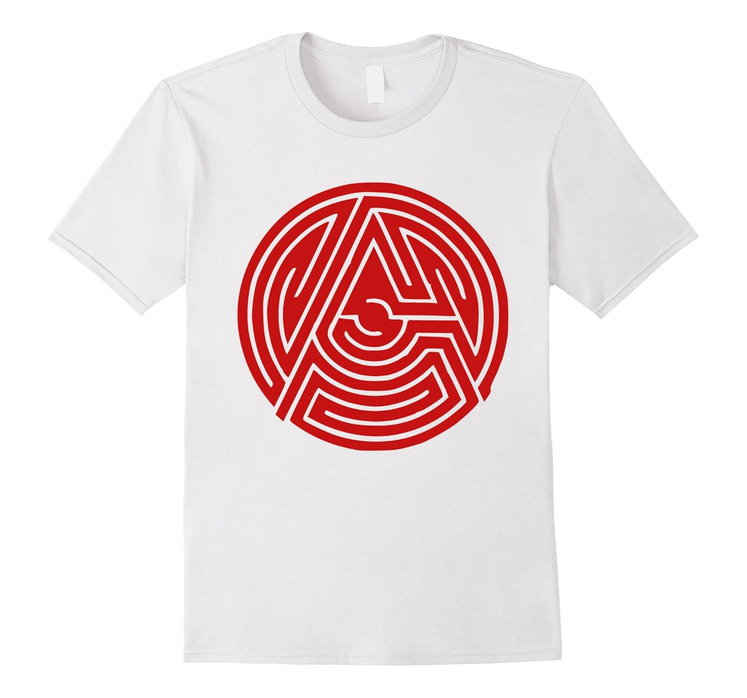 Anarchy Maze T-Shirt Labyrinth Punk Rock Metal Anti-Fascist
