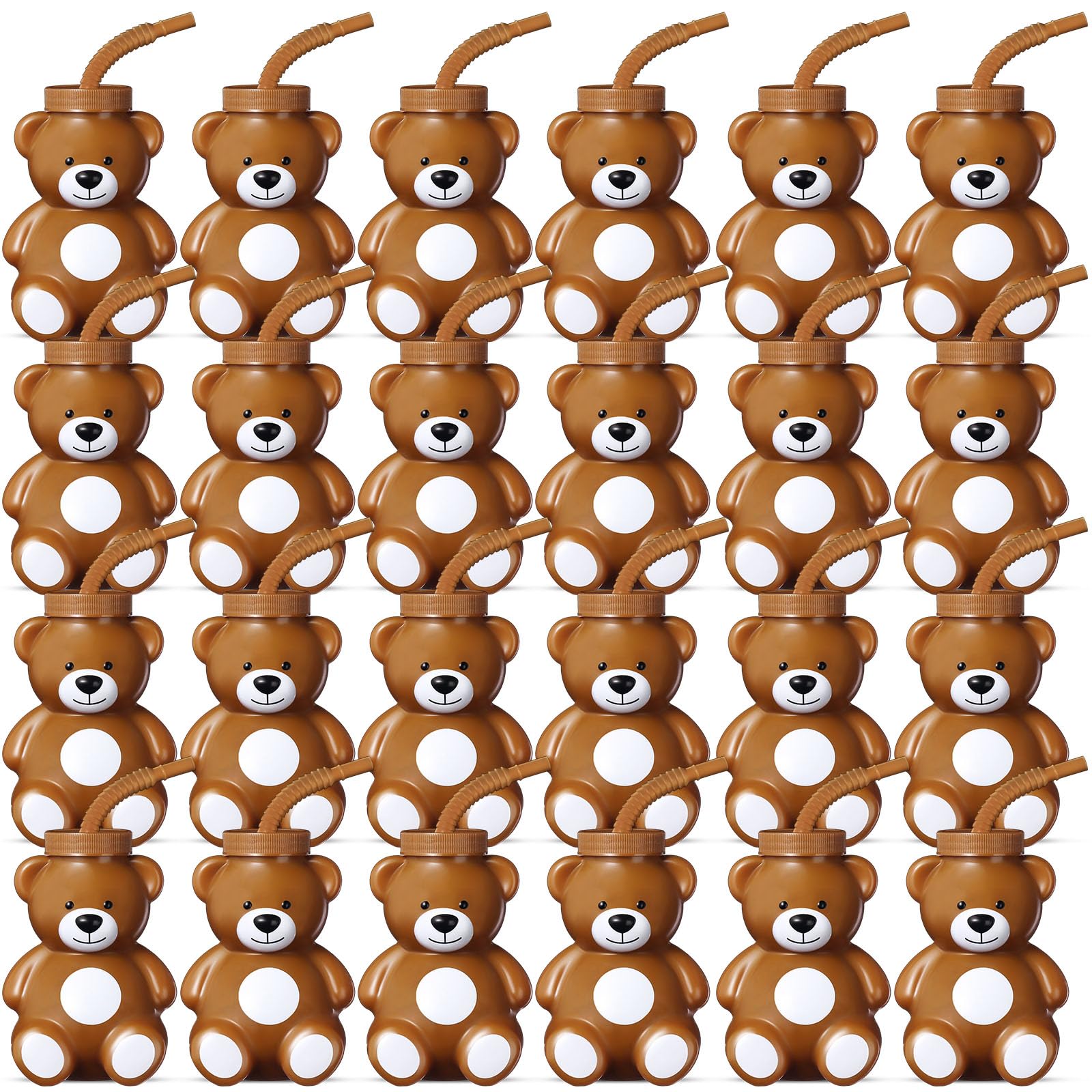 Maxdot 24 Pieces Baby Shower Birthday Party Favor Gift Supplies Bear ...