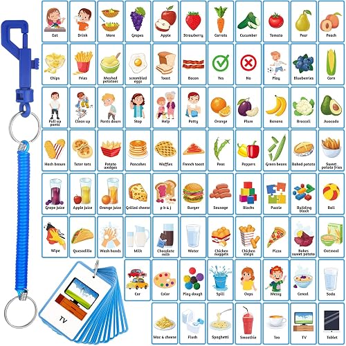Equsion 81 Pcs Autism Communication Cards Nonverbal Communication Board ...