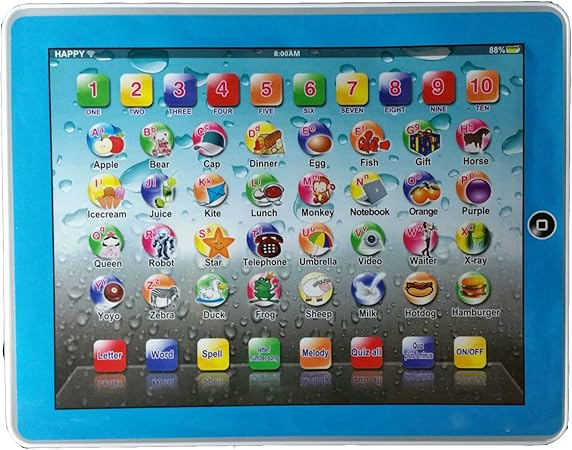 My First Tablet Kids Childrens Laptop Touch Type Learning Computer ...