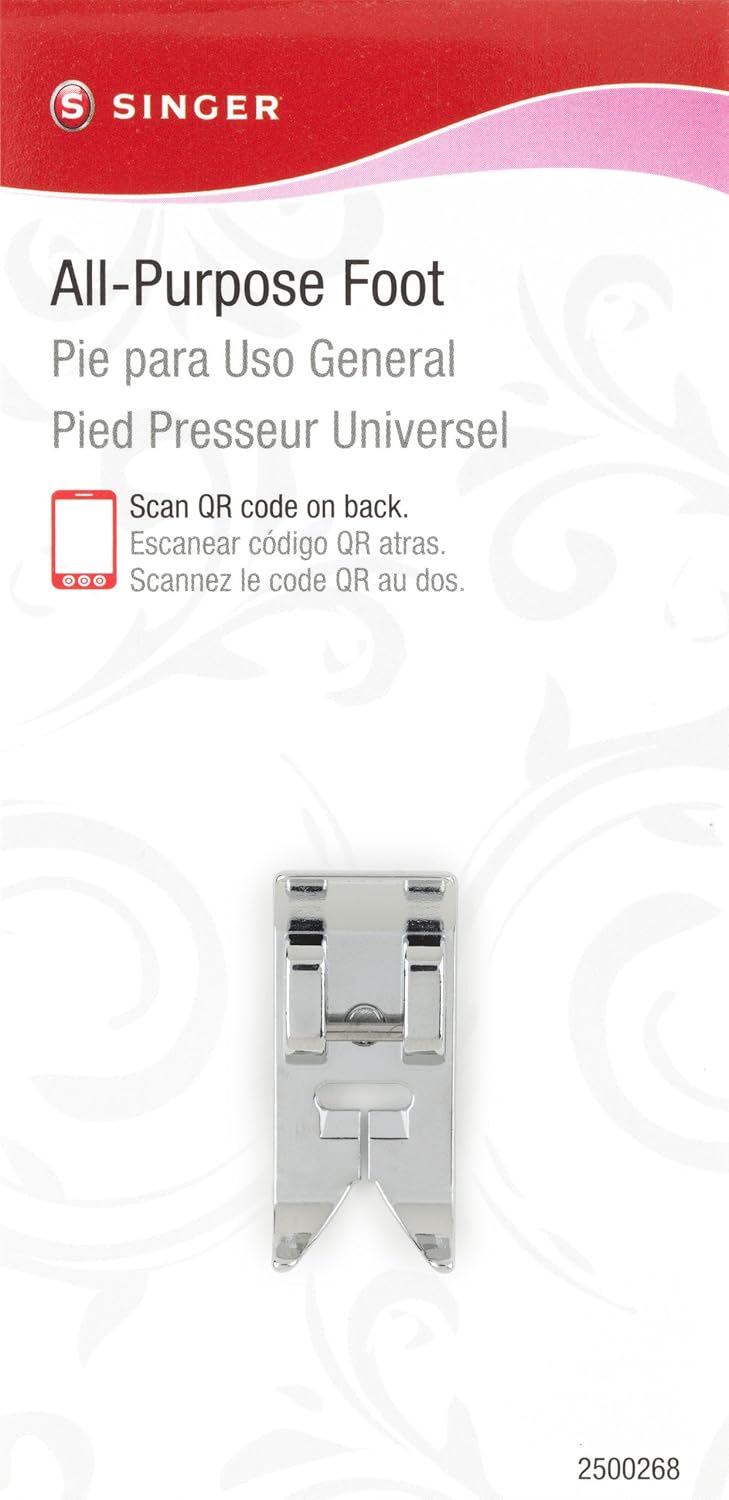Singer All-Purpose Snap-On Presser Foot for Low-Shank Sewing Machines ...