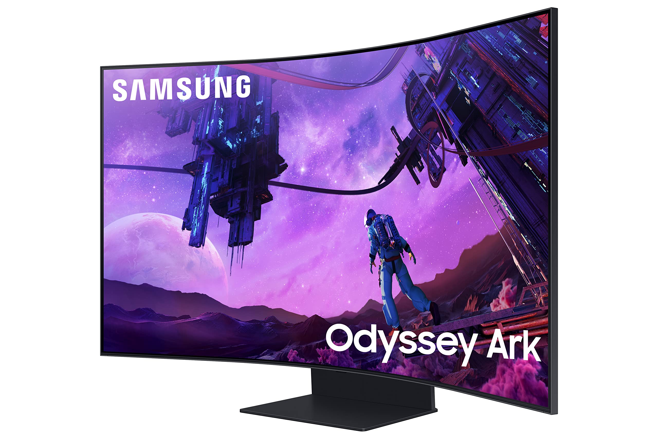 SAMSUNG 55-inch Odyssey Ark 4K UHD 165Hz Curved Quantum Mini LED Gaming ...