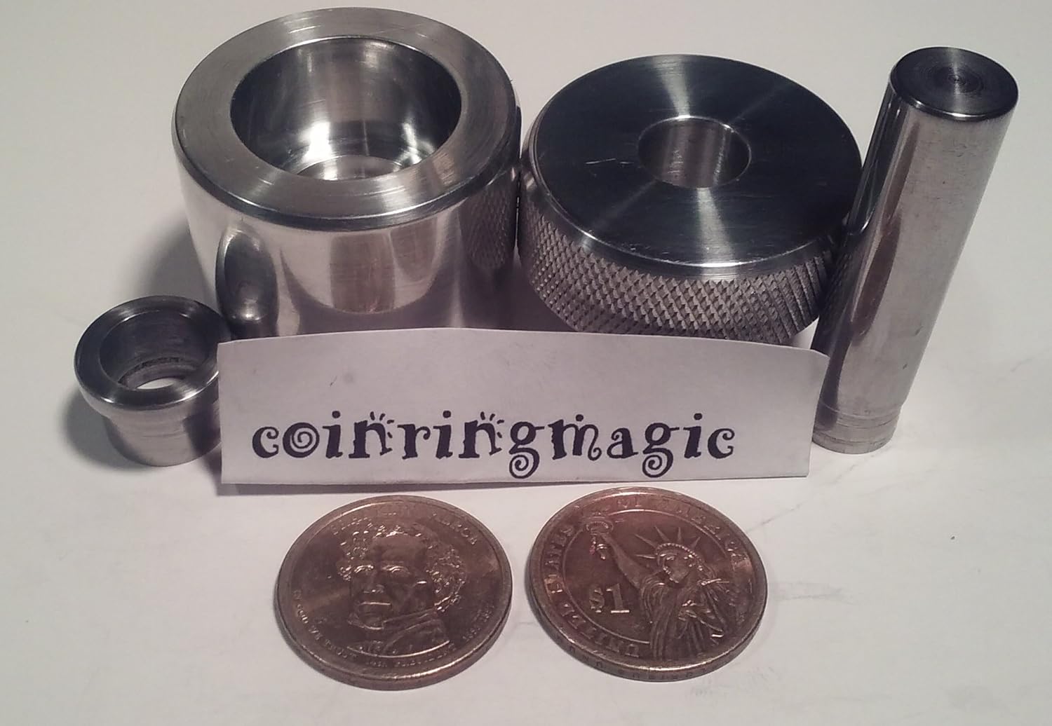 Coin Ring Center Punch for Golden/pres. Dollar!!! Comes with 1/2" Punch ...