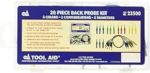 Tool Aid - 20 Piece Back Probe Kit (23500) , Blue - Automotive Car Care ...