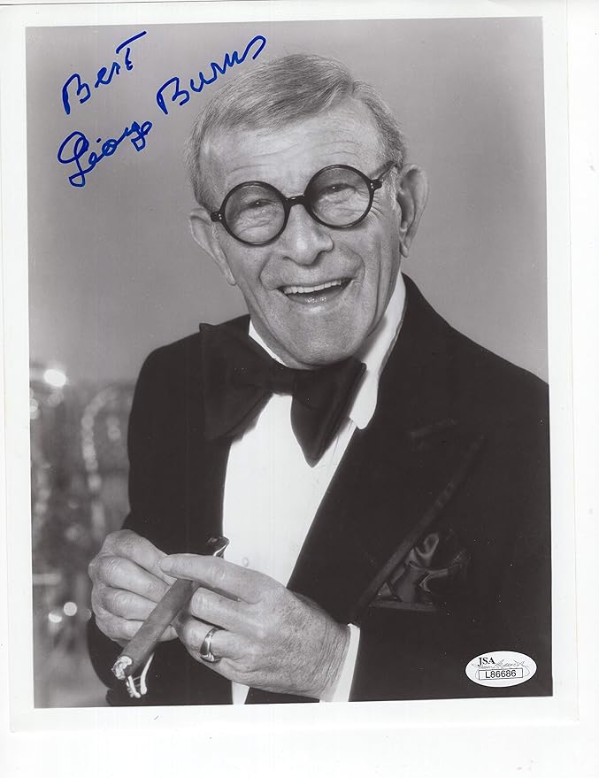 GEORGE BURNS AUTOGRAPHED 8x10 PHOTO+JSA HOLLYWOOD LEGEND at Amazon's ...