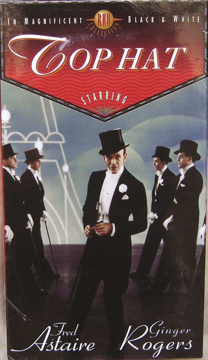 Amazon.com: Top Hat [VHS]: Fred Astaire, Ginger Rogers, Edward Everett ...