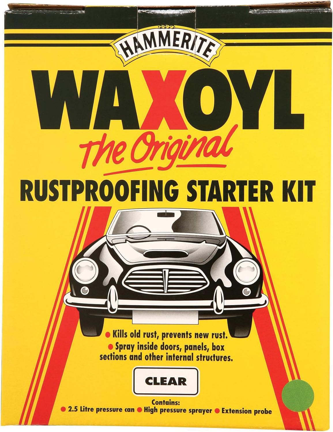 ICI Hammerite Waxoyl 5092945 2.5L Waxoyl Clear Starter Kit: Amazon.co ...