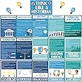 Amazon.com : 18 Pcs History Posters Classroom Decorations Social ...