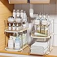 Amazon.com: Delamu 2 Sets of 3-Tier Bathroom Under Sink Organizers and ...