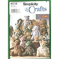 Amazon.com: Simplicity 8418 - Sewing Pattern for 18, 20 and 22 Inch ...