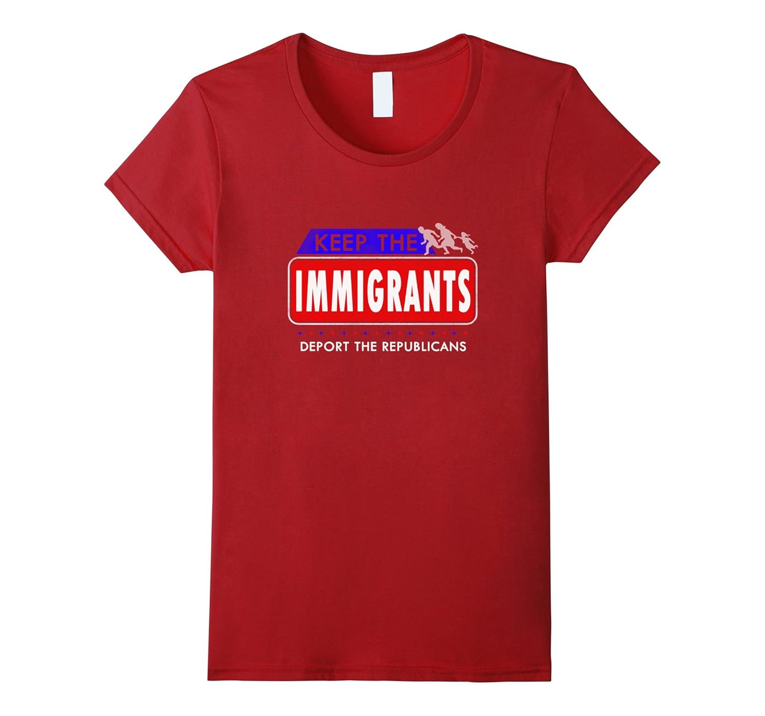 Keep the immigrants – Deport the republicans protest shirt-4LVS