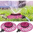 Amazon.com : Ninehaoou 2 Pcs Lawn Sprinkler with Metal Decorative Base ...