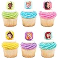 Amazon.com: DecoPac Disney Princess Gemstone Rings, Cupcake Decorations ...