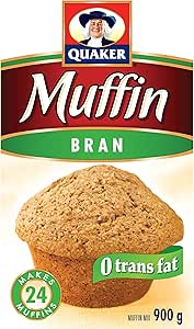 Quaker Bran Muffin Mix, 900 g (Pack of 12): Amazon.ca: Grocery