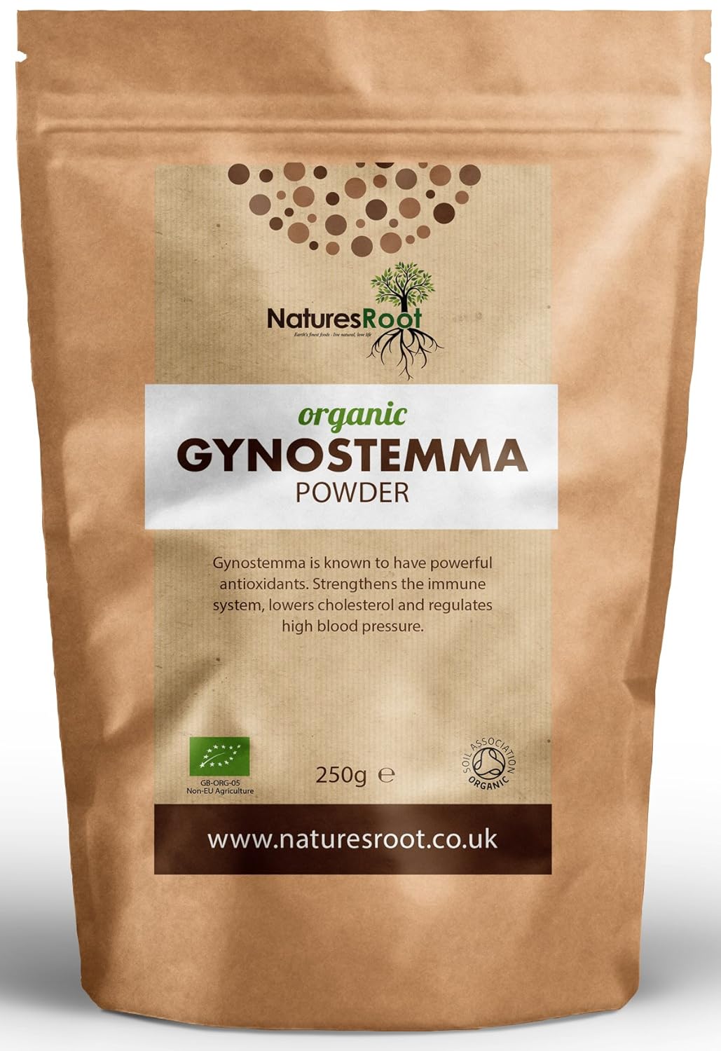 Natures Root Organic Gynostemma Powder 250g - Adaptogen | Jiaogulan ...