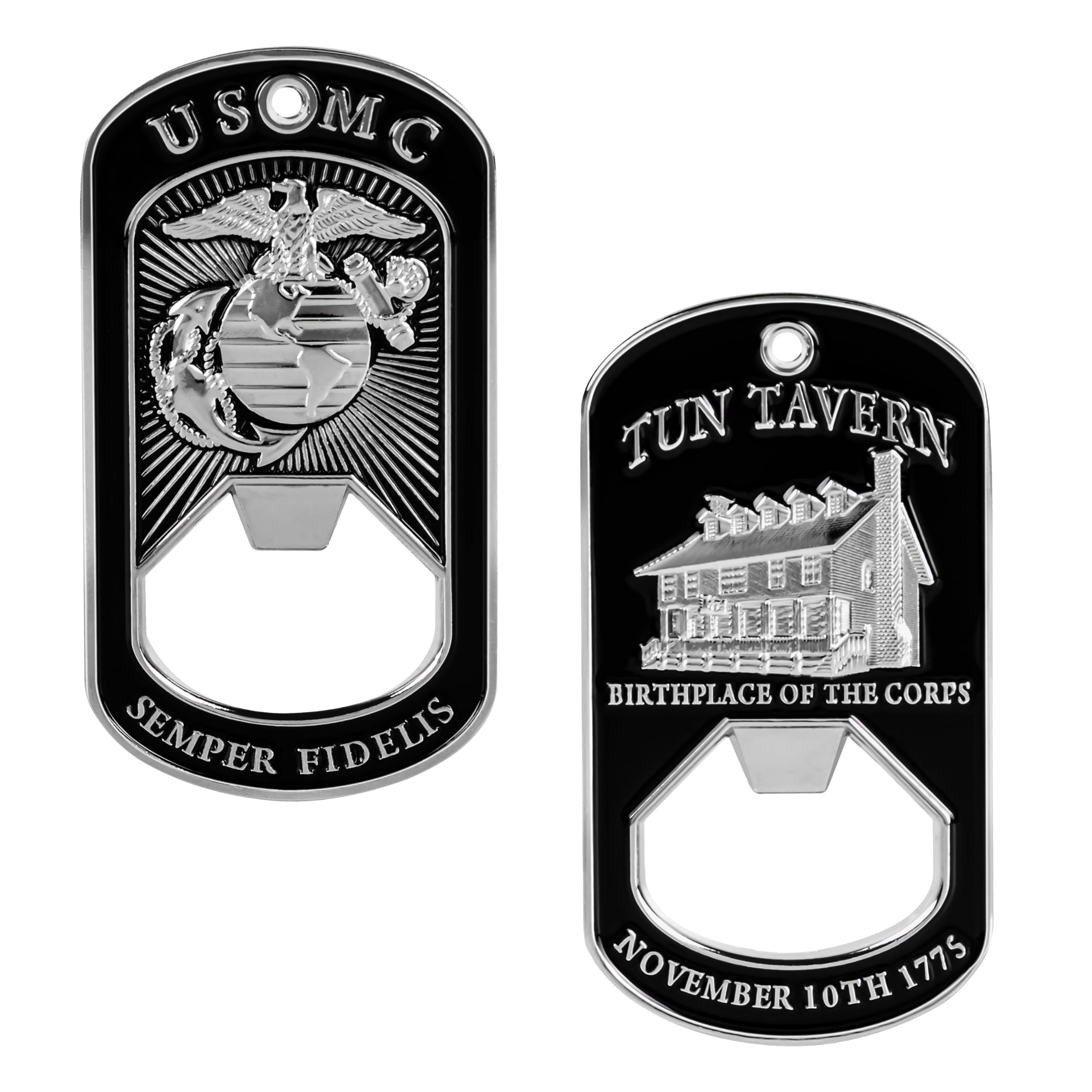 Mua USMC Tun Tavern Dog Tag Bottle Opener | Marine Corps Birthday ...