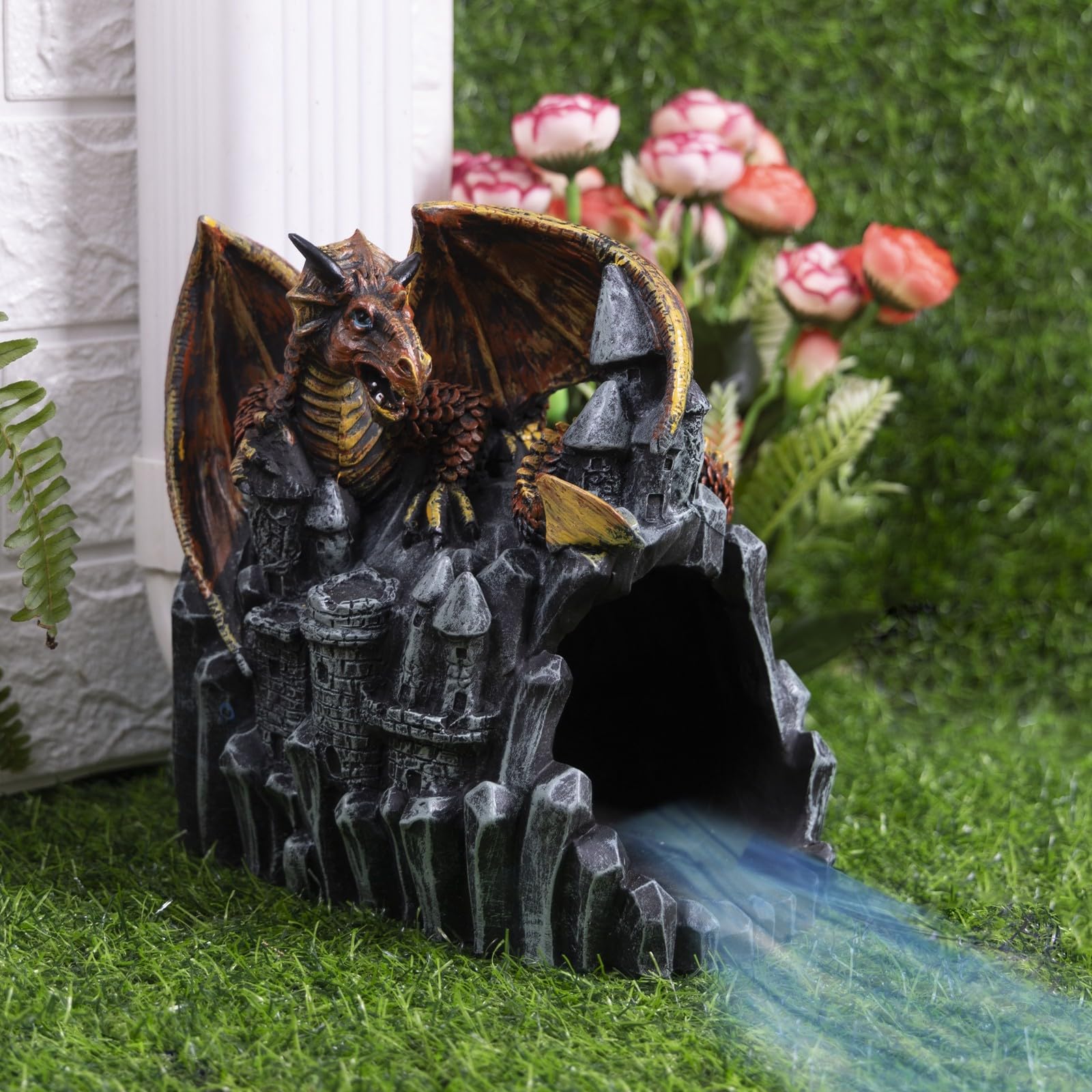 Mua Dragon Statue Garden Downspout Sculpture; 3" x 4" Gutter Downsput ...