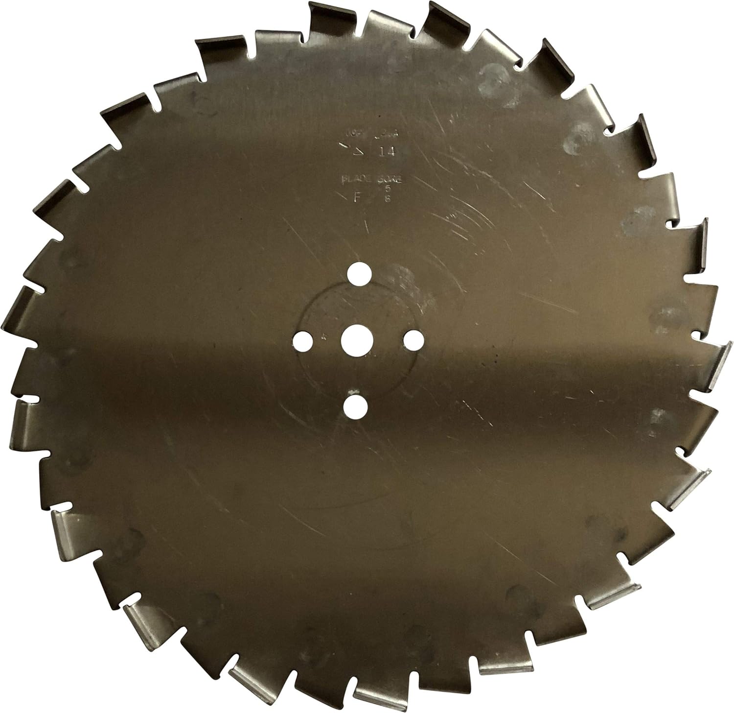 DisperseTech Dispersion Blade - 14" Diameter F Blade - Sawtooth with a ...