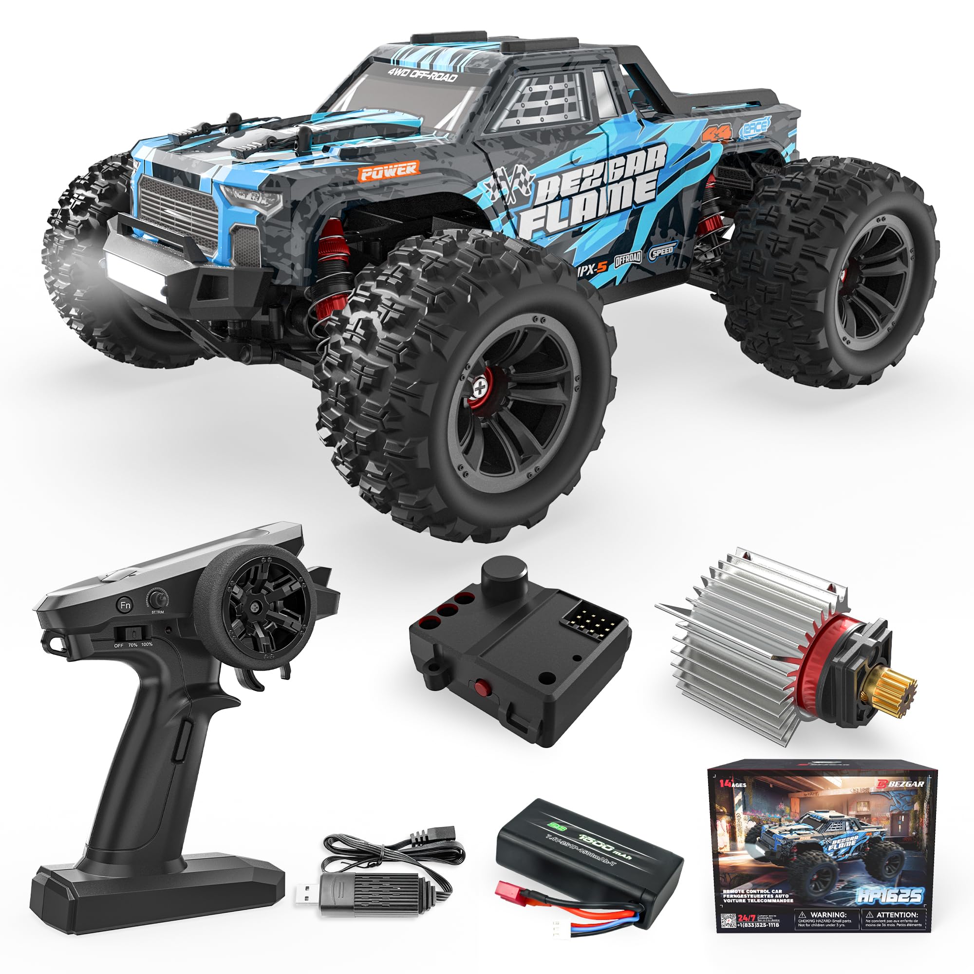 Mua BEZGAR HP162S Remote Control Car - 1:16 Scale Brushless Fast RC ...