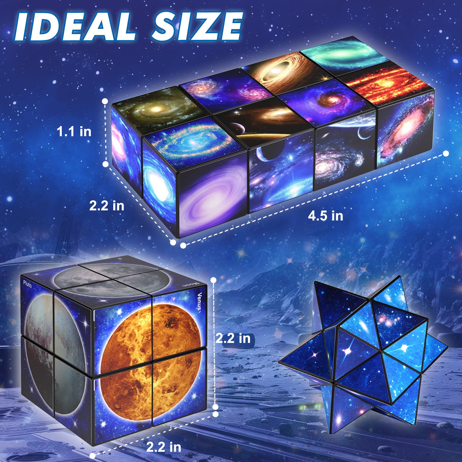 Mua Star Cube Magic Cube Set, 2 in 1 Yoshimoto Cube for Kids and Adults ...