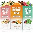 Amazon.com : Total Tea Detox Tea 3 Flavors Set - Citrus, Mint, Peach ...