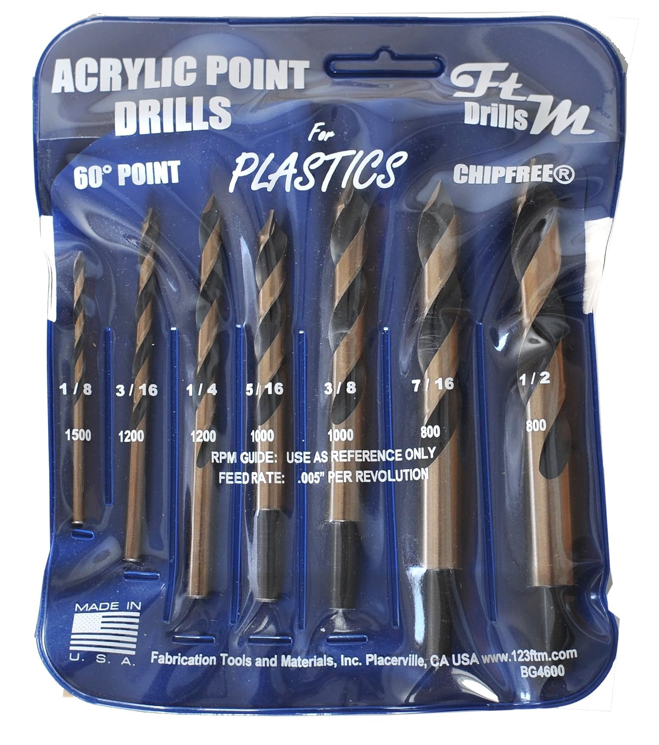 Drill Bits for Plastic (Acrylic, plexiglass, ABS, lexan, Polycarbonate ...