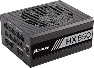Amazon.com: CORSAIR HX Series, HX850, 850 Watt, 80+ Platinum Certified ...
