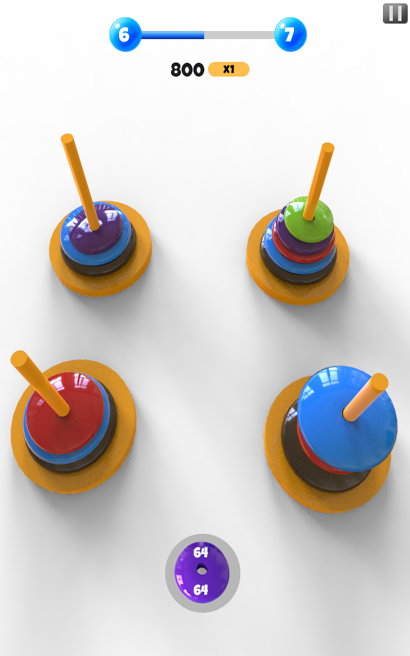 Ring Stack Puzzle: Color Stacking Game:Amazon.co.uk:Appstore for Android