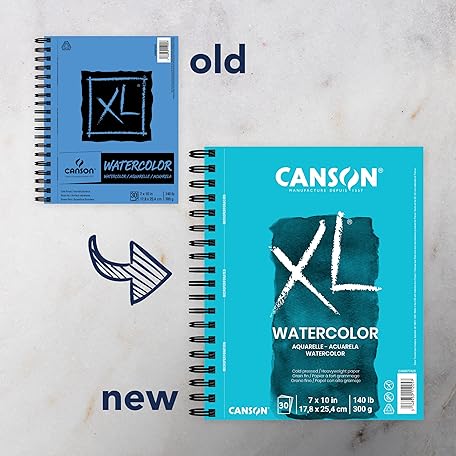 Mua Canson XL Series Watercolor Paper, Wirebound Pad, 7x10 inches, 30 ...