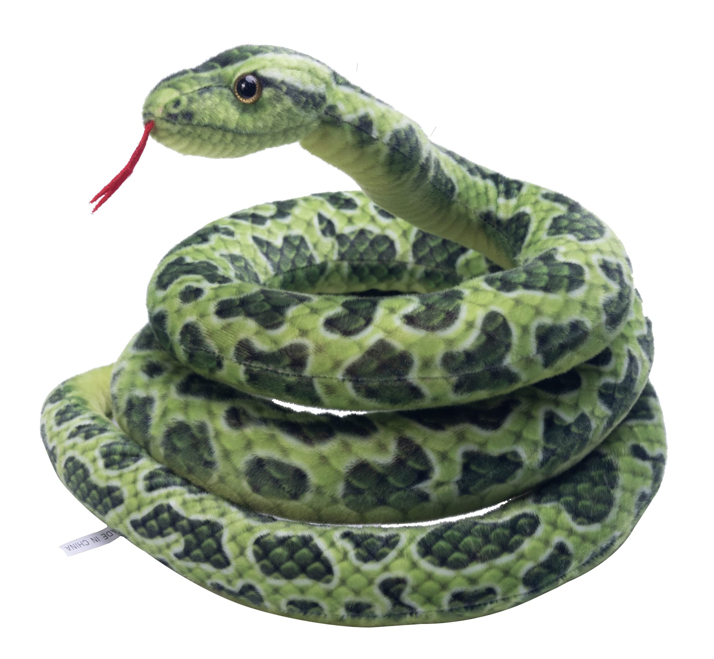 Nufakumi Snake Stuffed Animal Plush Snakes Toys Giant Fake Python ...