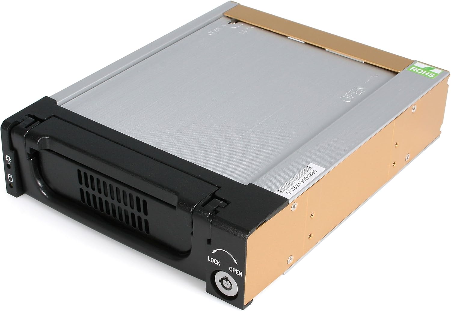 Amazon.com: StarTech.com 5.25 in Rugged SATA Hard Drive Mobile Rack ...
