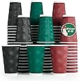 Amazon.com: MUCHII 16 oz Paper Coffee Cups, 90 Count Multicolor ...