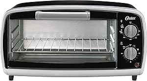 Oster Toaster Oven, 4 Slice, Black (TSSTTVVG01) : Amazon.ca: Home