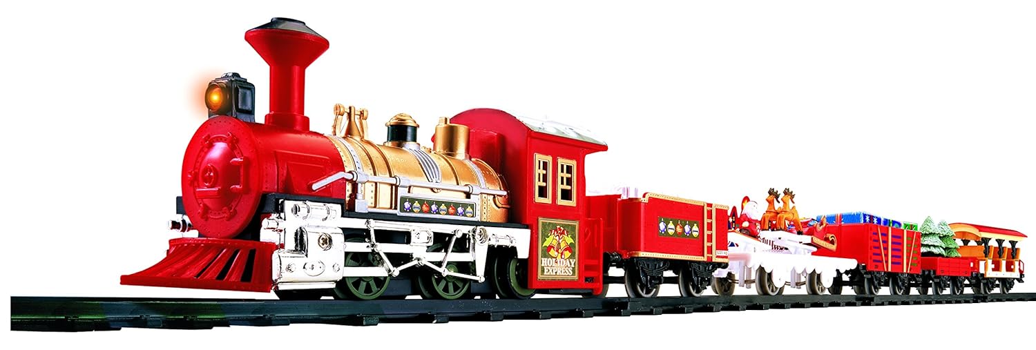Goldlok Holiday Express Battery Operated Musical Train Set (Multi ...