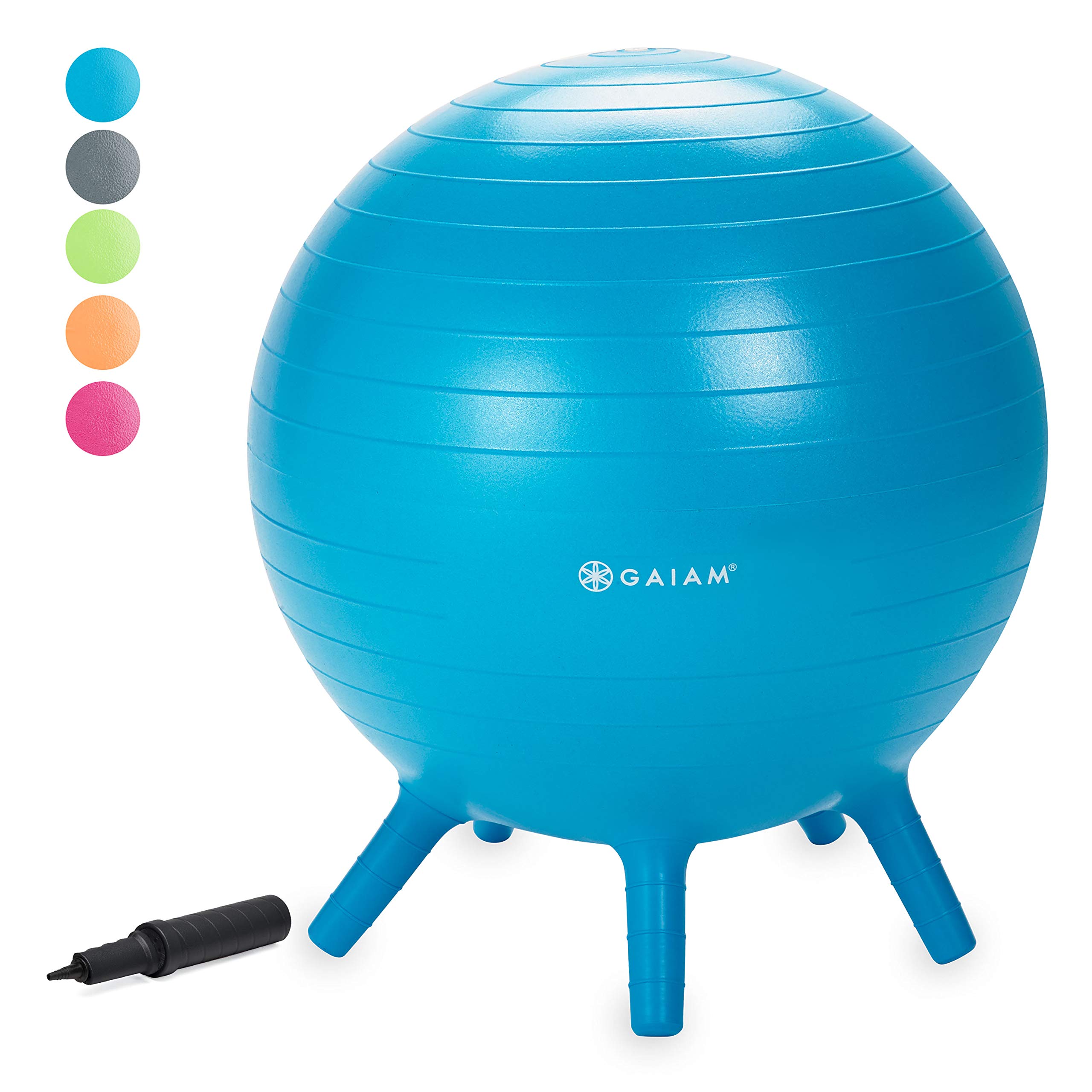 Gaiam Kids Stay-N-Play Children's Balance Ball - Flexible School Chair ...