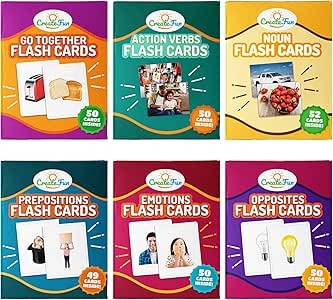 Amazon.com: Vocabulary Builder Flash Cards - 299 Educational Photo ...