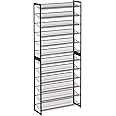 SONGMICS 12-Tier Shoe Rack, Set of 2 Stackable 6-Tier Shoe Organizers ...