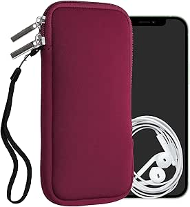 Amazon.com: kwmobile Neoprene Phone Pouch Size XXL - 7" - Universal ...